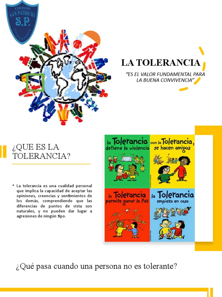 Tolerancia para Alumnos | PDF | Tolerancia