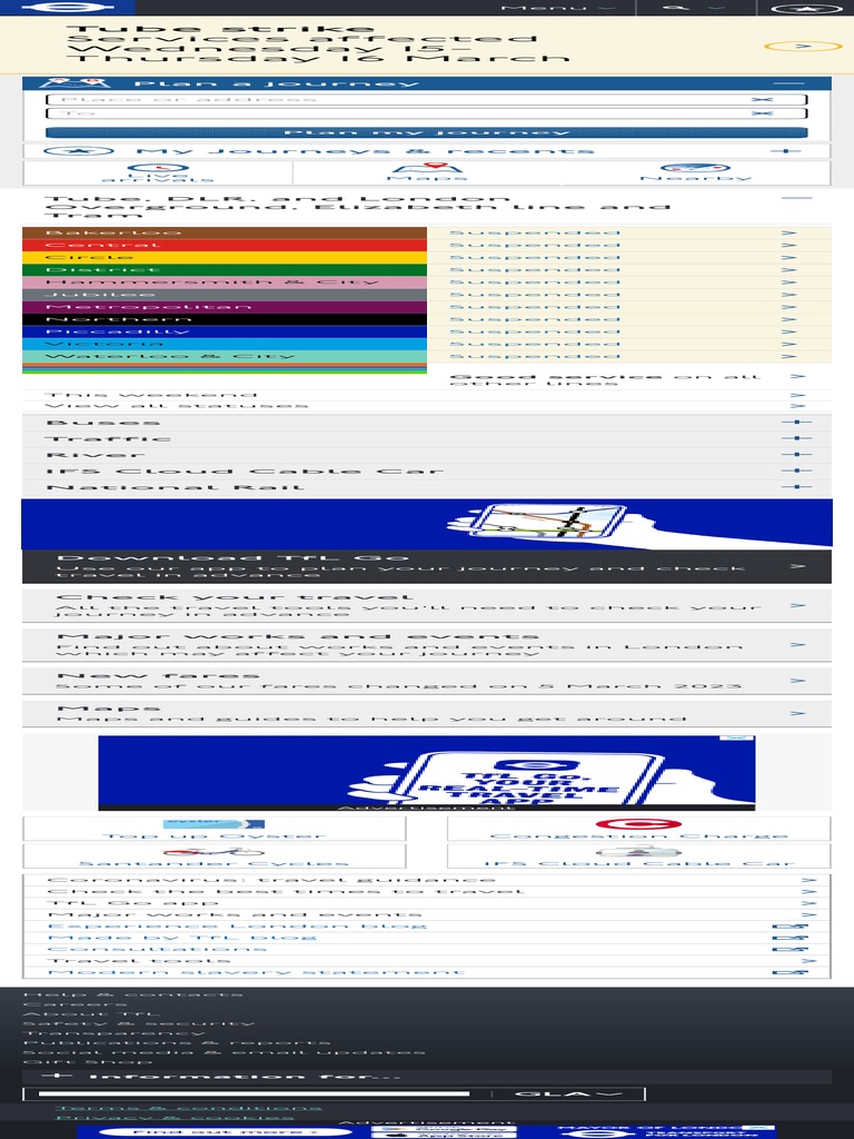 Keeping London Moving - Transport For London | PDF