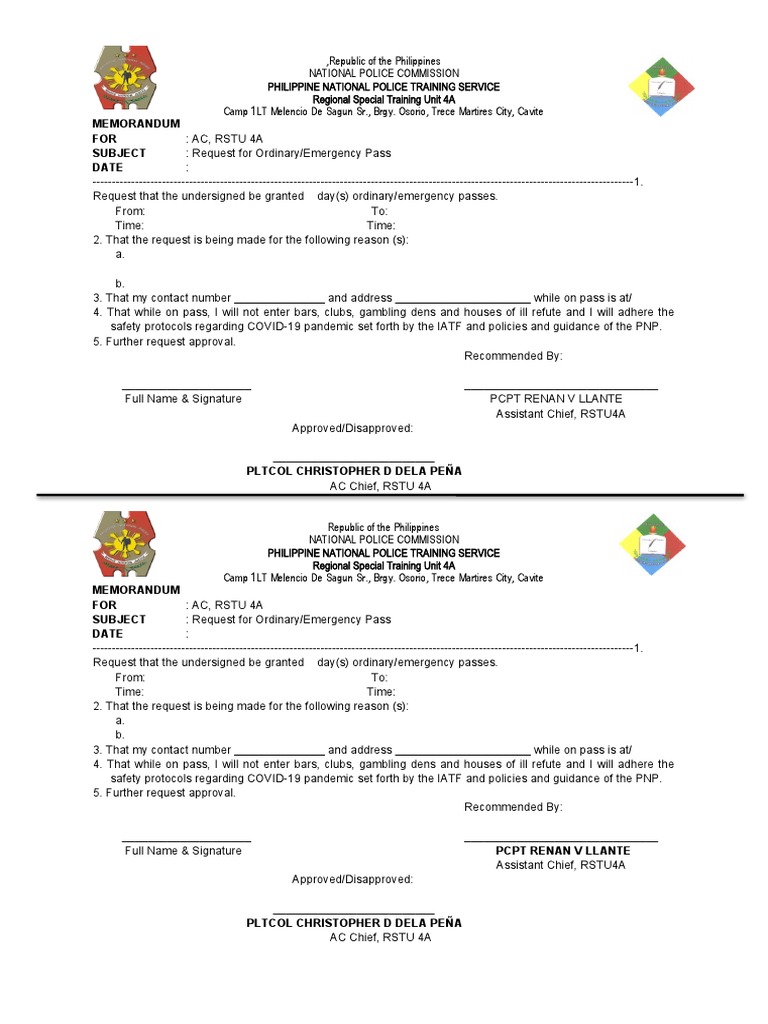 PASSES-FORM Format | PDF