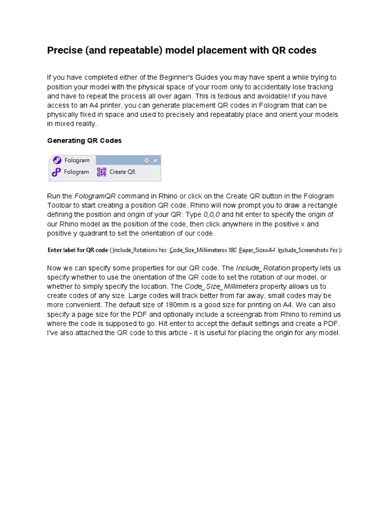 Accurate Model Placement and Shared Experiences | PDF