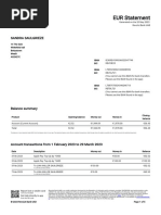 Revolut Monthly Statement Example | PDF | Banks | Money