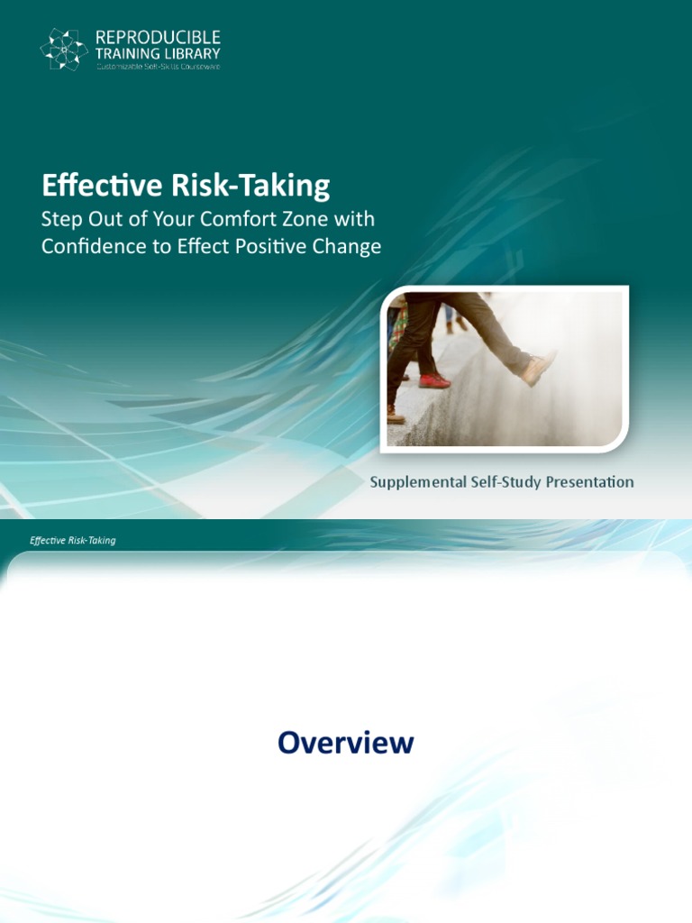 Effective Risk Taking Supplemental Self Study Presentation | PDF | Risk ...