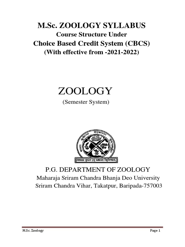 Odisha PG Zoology Syllabus | PDF | Immune System | Hormone