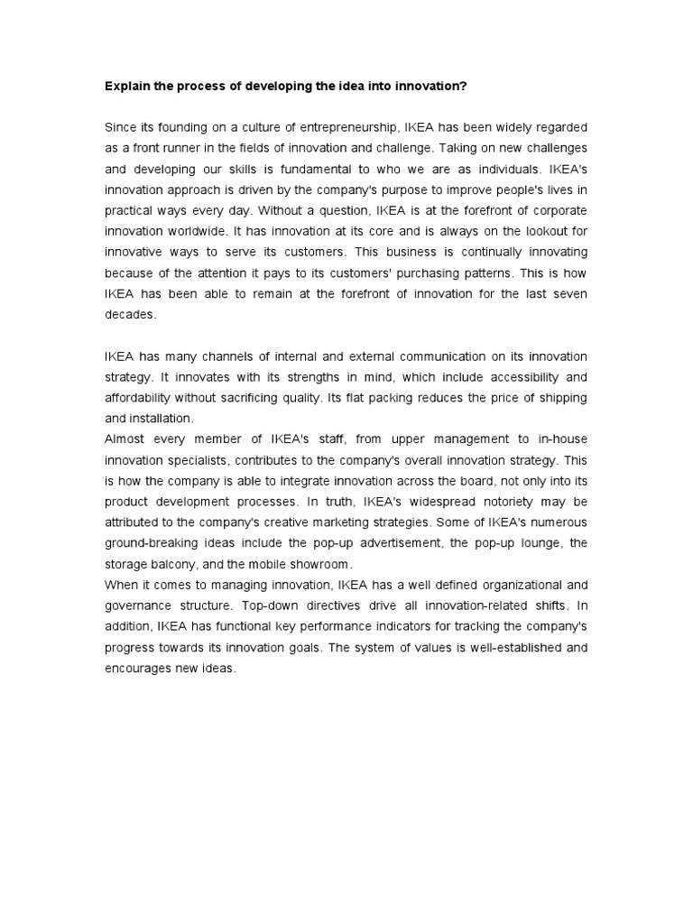 Section 5 | PDF | Innovation | Inventory