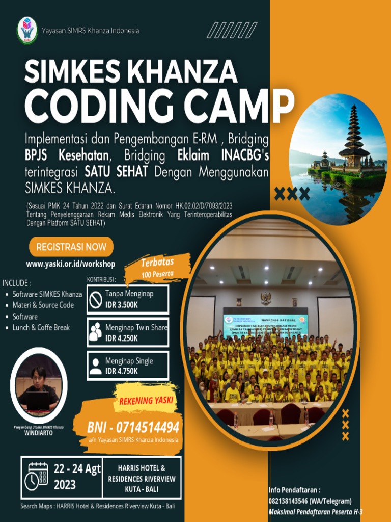 "Workshop SIMKES Khanza Bali 2023" | PDF