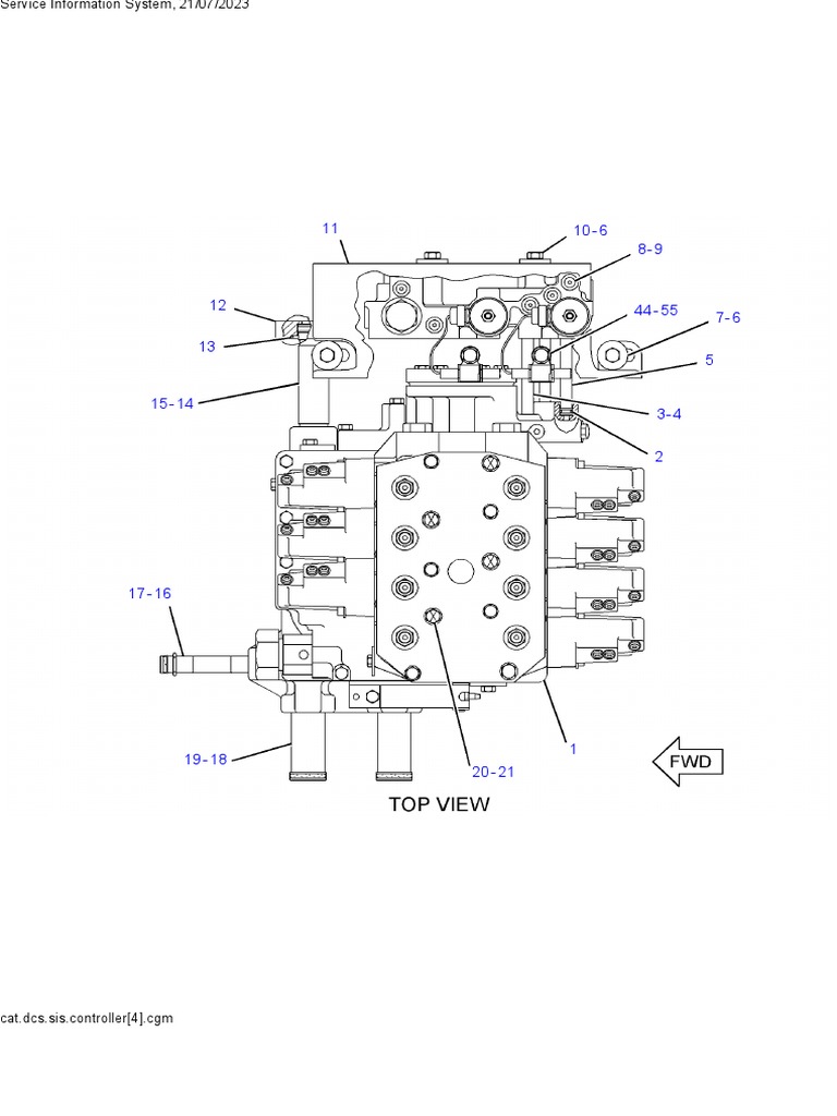 3T-1510 Control Gp-Transmission Hyd | PDF | Vehicles | Equipment