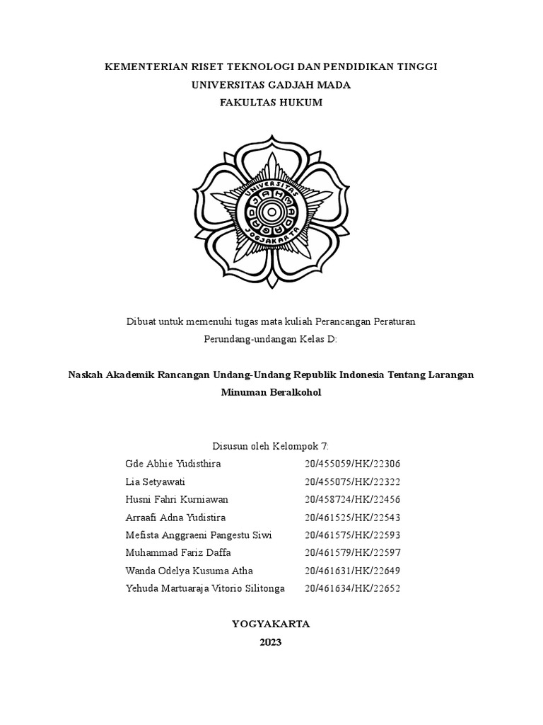 Naskah Akademik Puu | PDF | Ilmu Sosial | Hukum