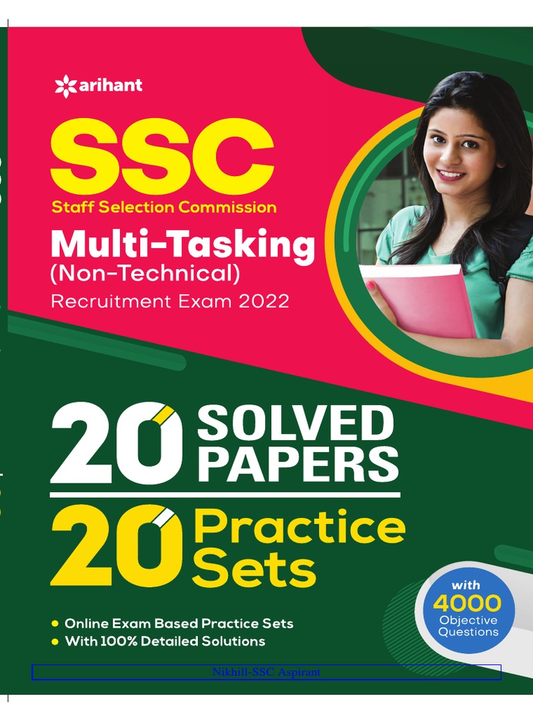 Arihant SSC Mts 20 Solved Pepar Sets | PDF