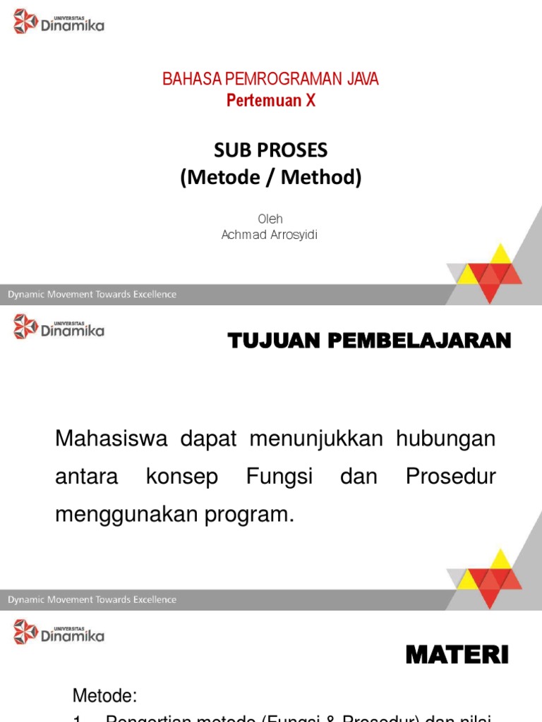 Bahasa Pemrograman Java | PDF