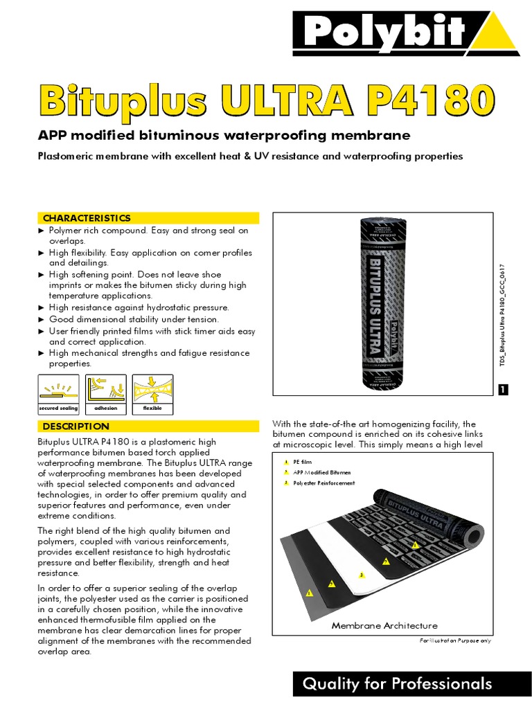 Bituplus Ultra P 4180 | PDF