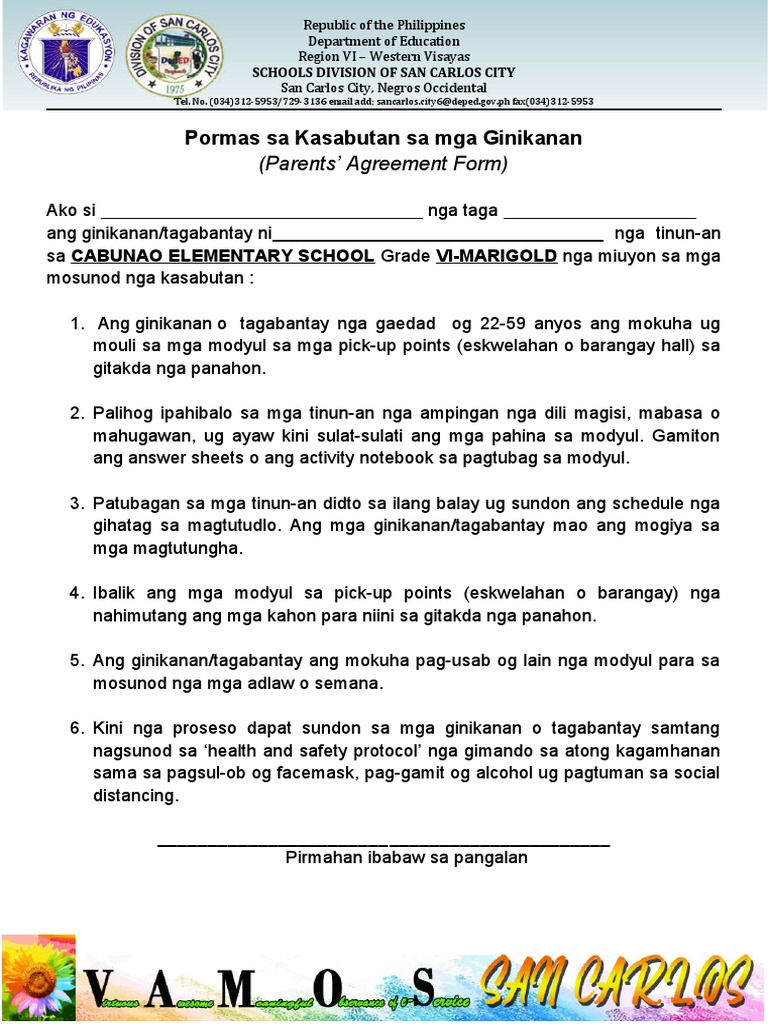 Parents-Agreement-Form | PDF