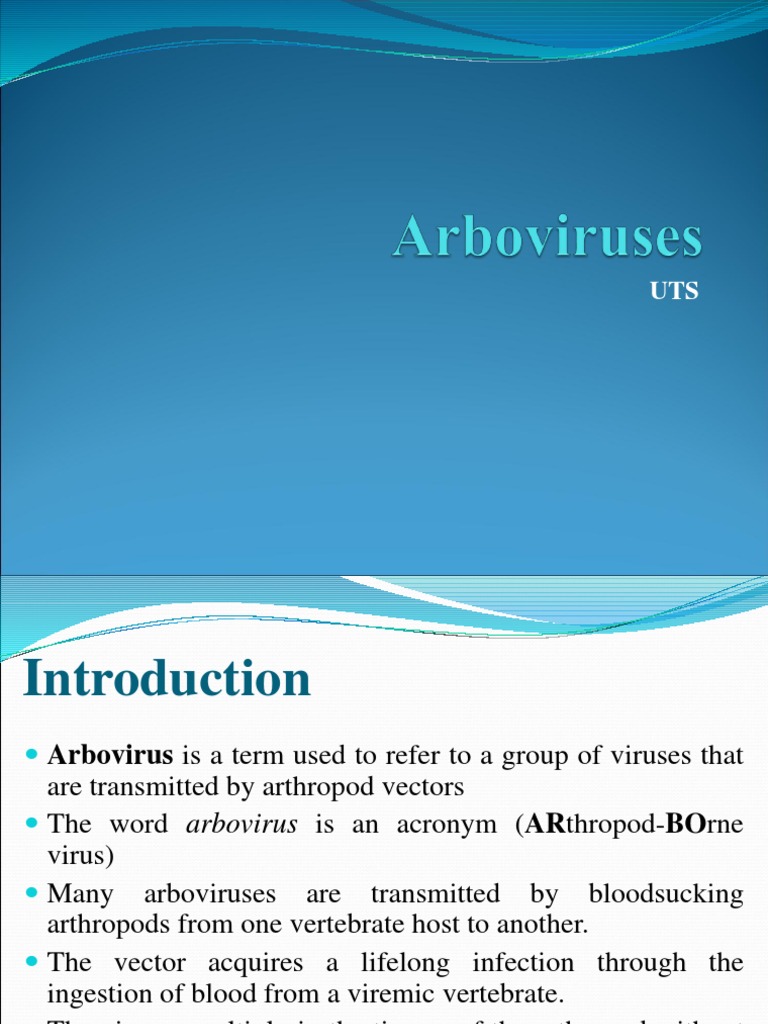 Arbo Virus | PDF | Virus | Medical Specialties