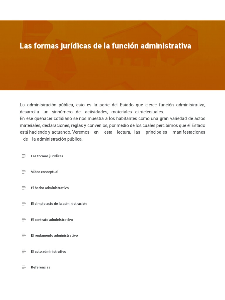 M3-L3 - Las Formas Juridicas de La Funcion Administrativa | PDF ... M3-L3 - Las Formas Juridicas de La Funcion Administrativa | PDF ...