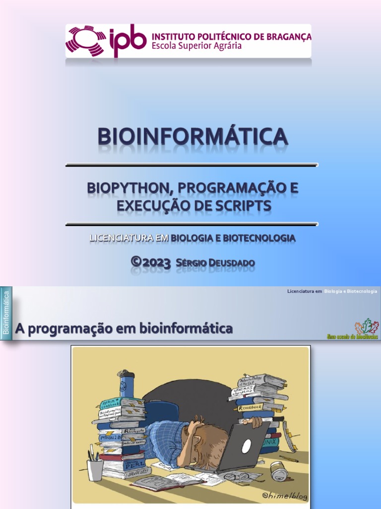 BIOPYTHON - Bioinformatica | PDF