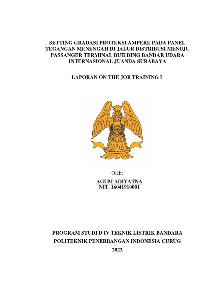 Laporan Ojt Agum Revisi 10 Pdf