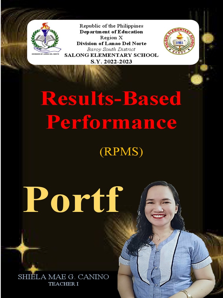 RPMS 2022-2023 Cover | PDF
