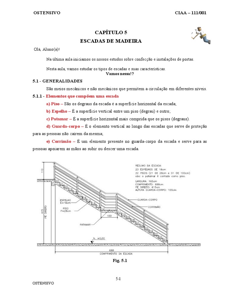 G - Capítulo 5 2022 Escadas | PDF