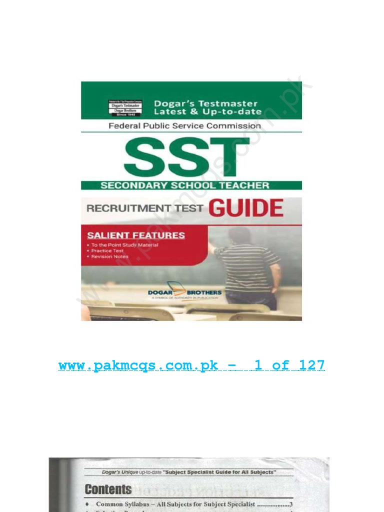 Dogars SST Book PDF | PDF