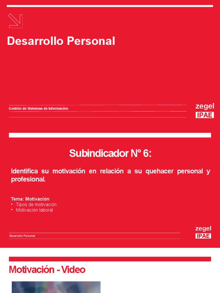 Il1-Tema 6 | PDF | Motivación | Motivacional
