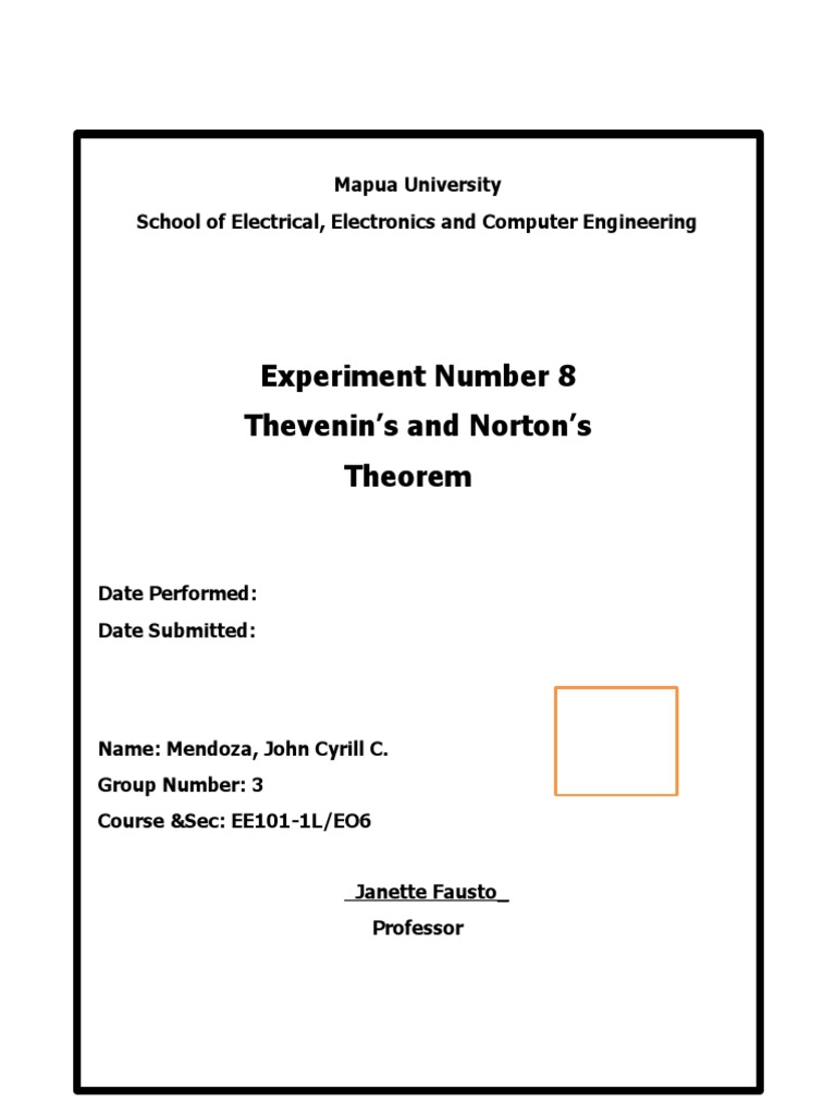 Lab Report Cover Page 2 2 | PDF