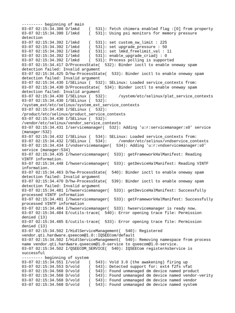 Logcat Home Fota Update Log | PDF