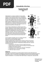 Oxford Knee Score Assessment Guide | PDF