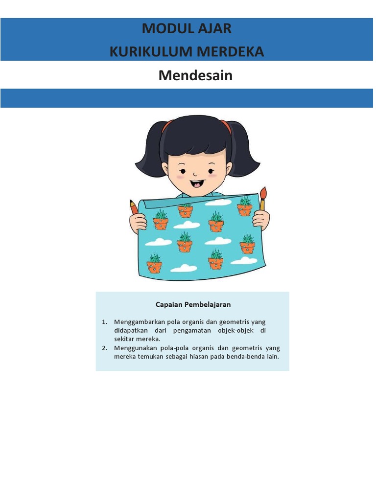 MODUL AJAR 2 Mendesain | PDF
