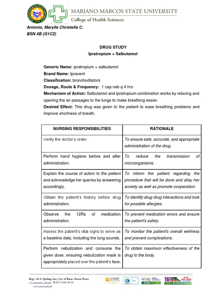 SALBU | PDF | Breathing | Patient