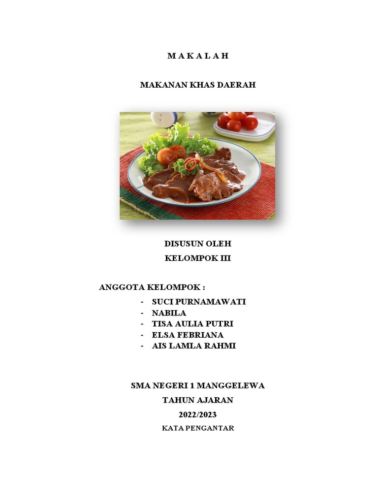 Makanan Khas Daerah Bima dan Dompu | PDF