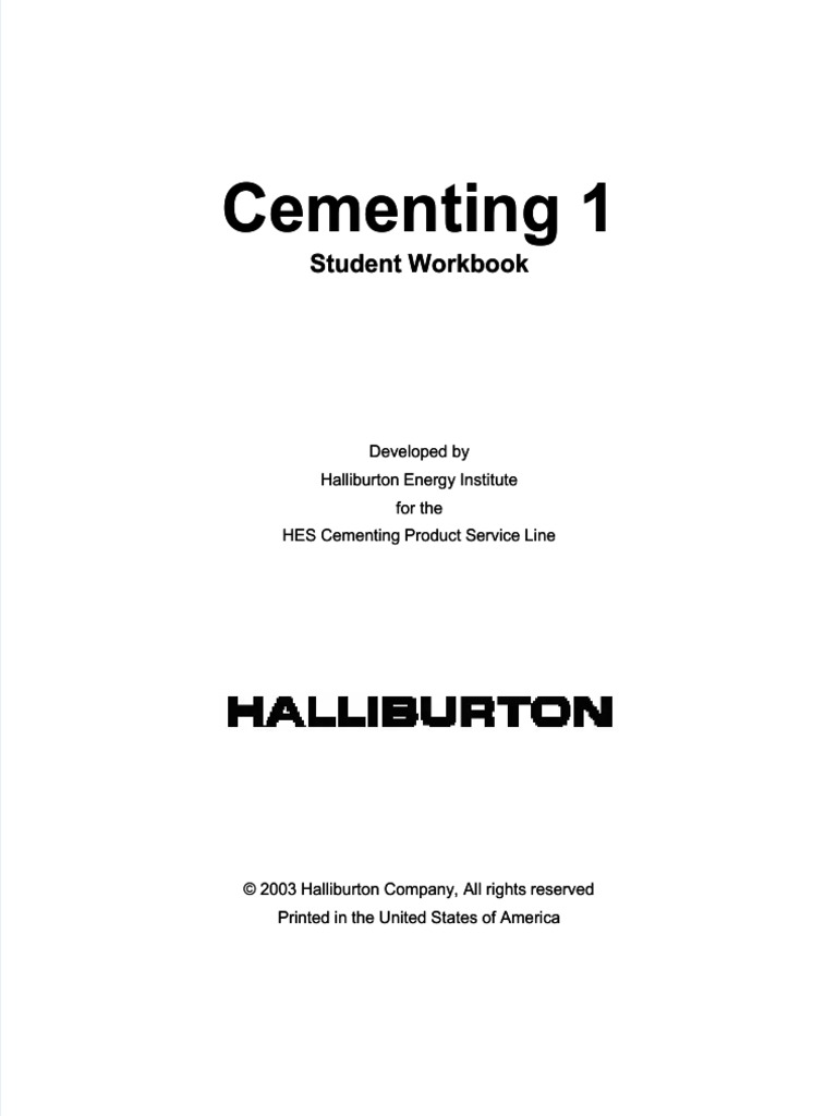 PDF Halliburton Cementing 1 Book Compress | PDF | Casing (Borehole) | Oil Well