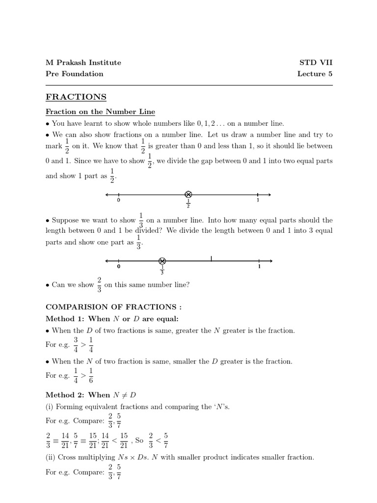 Fractions | PDF | Arithmetic | Mathematics