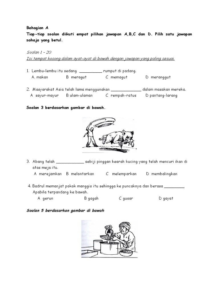 Soalan 1 Hingga Soalan 5 | PDF