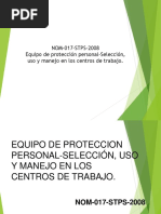 Nom 017 STPS 2008 | PDF