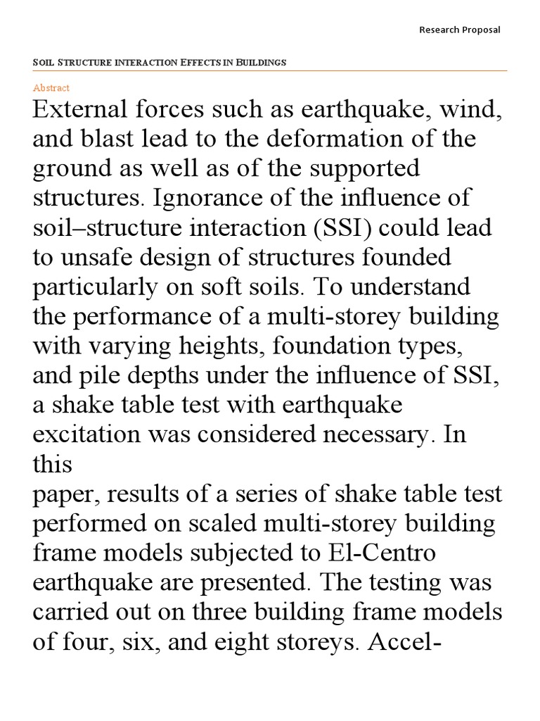 Soil Structure Interaction Effects in Buildings | PDF | Science ... Soil Structure Interaction Effects in Buildings | PDF | Science ...