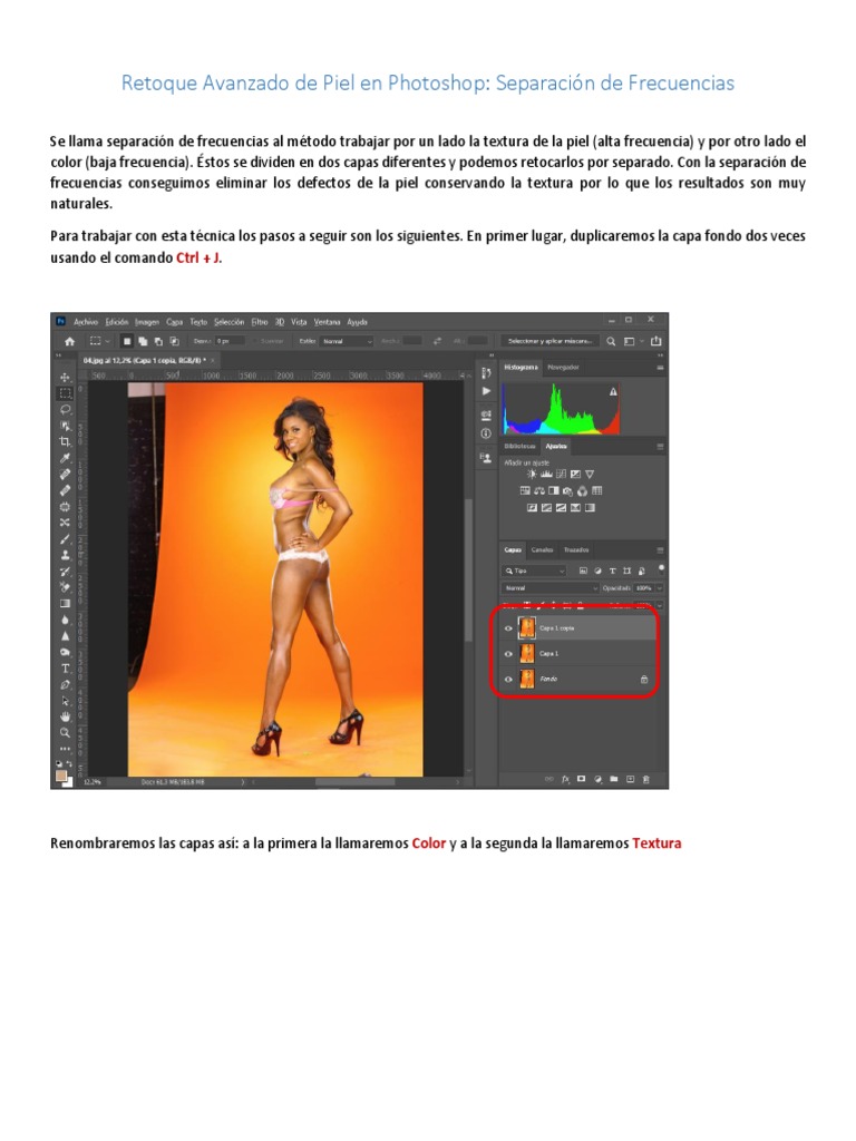 Retoque Avanzado de Piel en Photoshop | PDF
