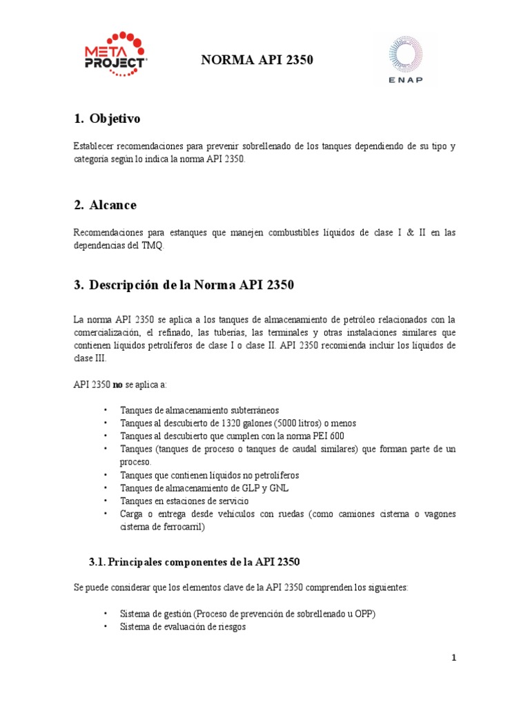 Norma API 2350 | PDF
