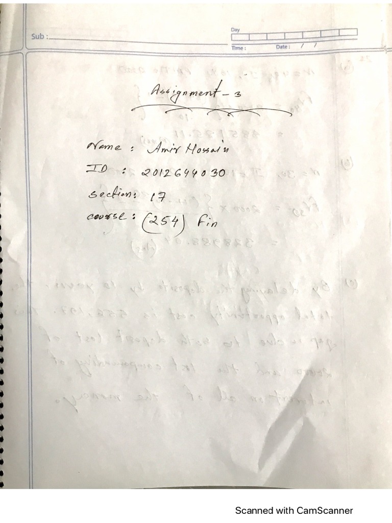 Amir-Hossain-2012644030 | PDF