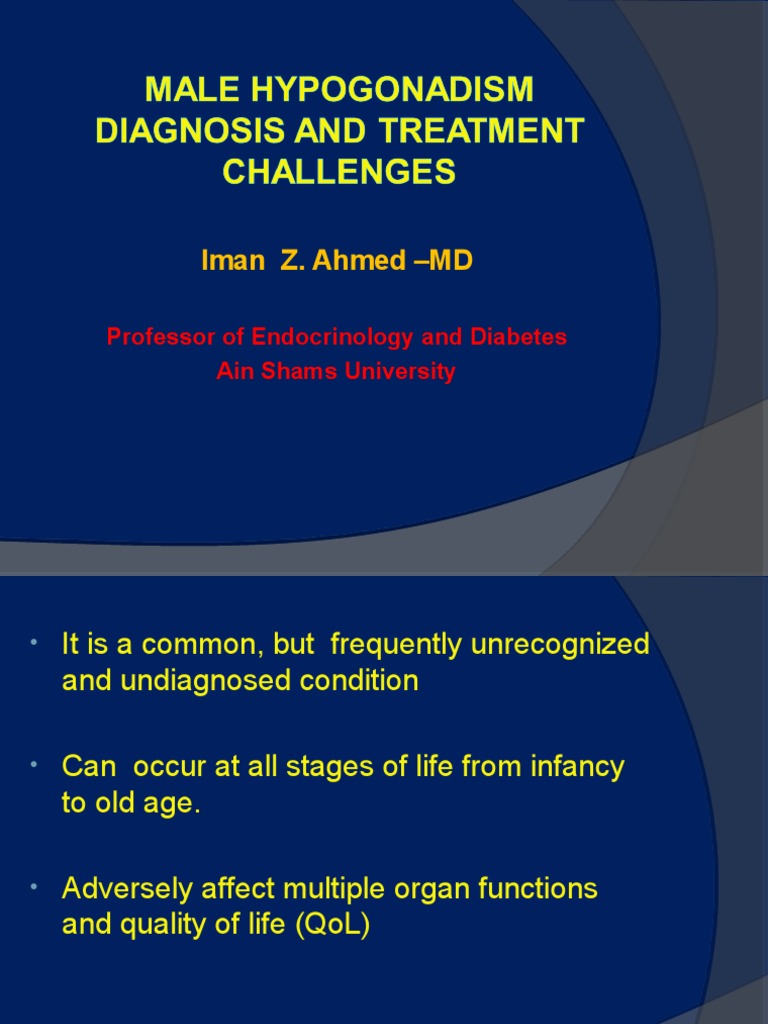 Final Final Male Hypogonadism-1 | PDF | Medicine | Endocrine System
