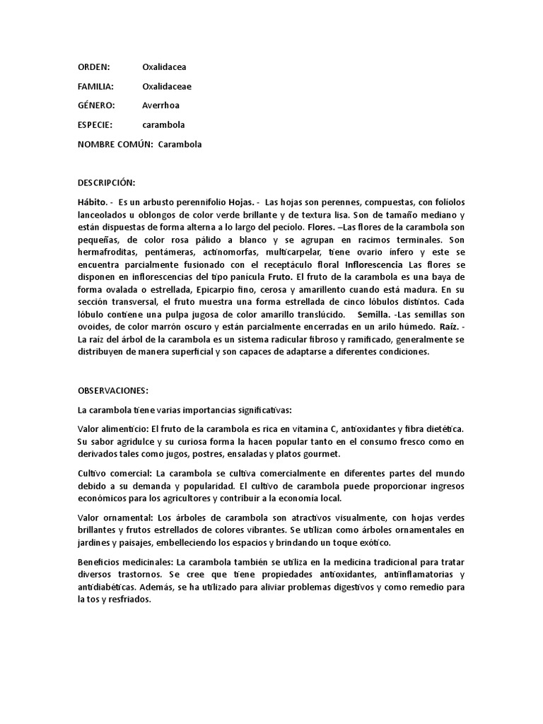 Carambo La | PDF