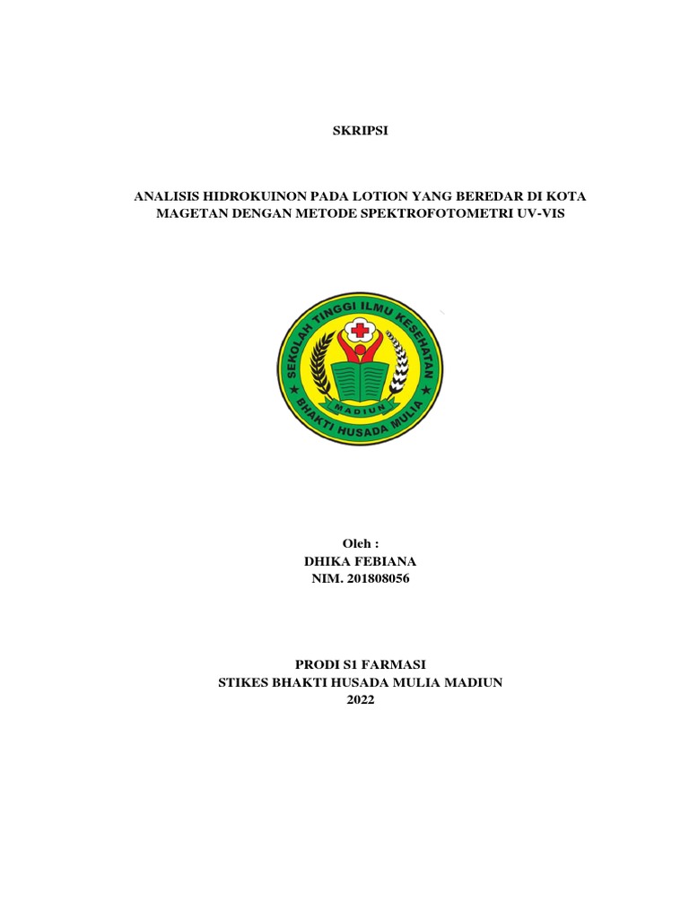 Dhika Febiana 201808056 Skripsi | PDF