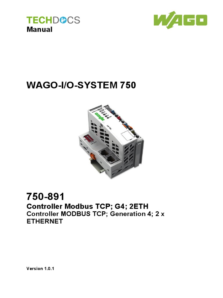 Wago-I/O-System 750: Manual | PDF