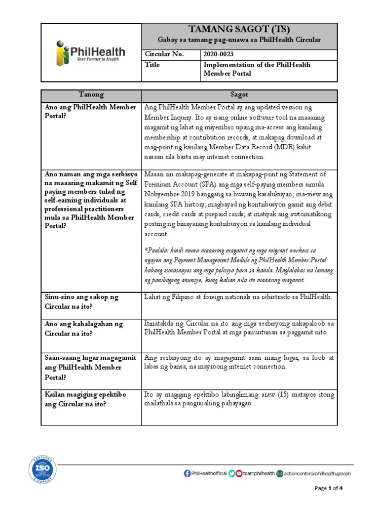 TS Circ2020-0023 | PDF