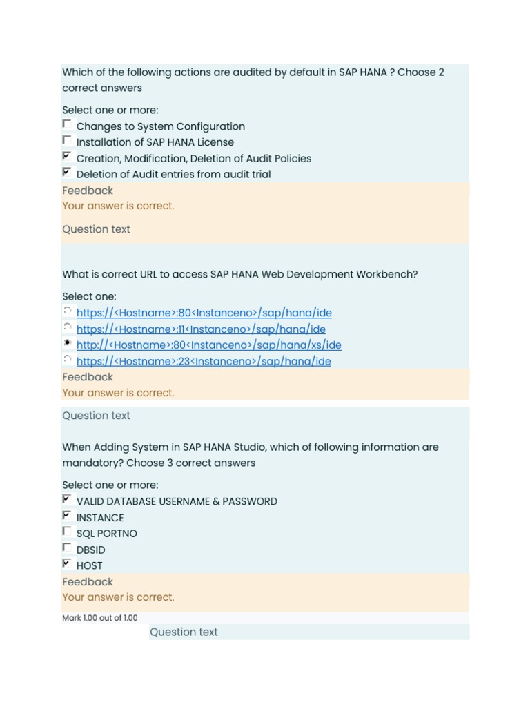 HANA Security Techleap | PDF | Databases | Software