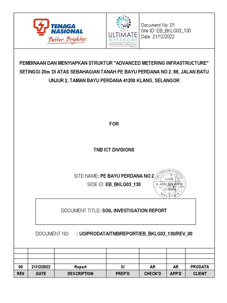 Si Report (Pe Bayu Perdana No 2) | PDF