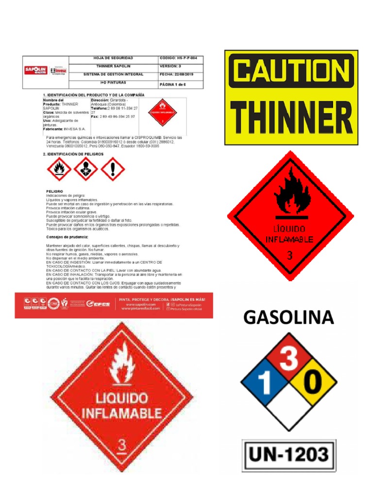 Liquidos Inflamables | PDF