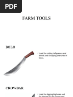 Bolo Is Used For Cutting Tall Grasses and Weeds and Chopping Branches ...