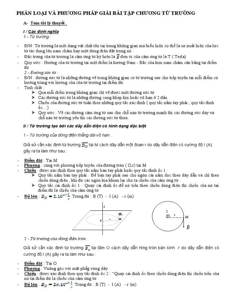 Phân Lo I Và PP Giai BT Chương Tu Trương | PDF