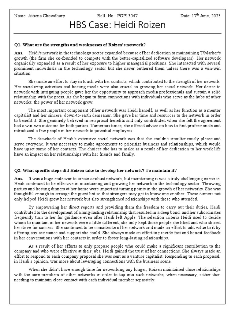 Heidi Roizen | PDF | Venture Capital | Corporate Finance