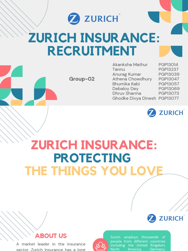 Zurich Insurance Recruitment | PDF