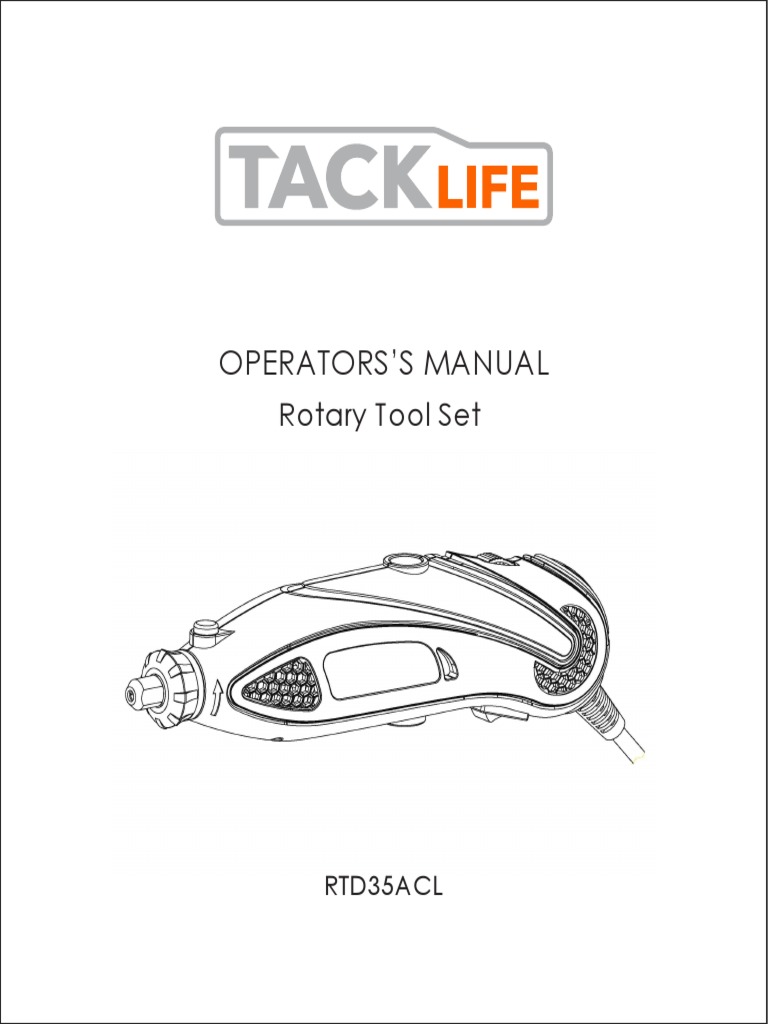 Rotary Tool Manual | PDF | Battery Charger | Manufactured Goods